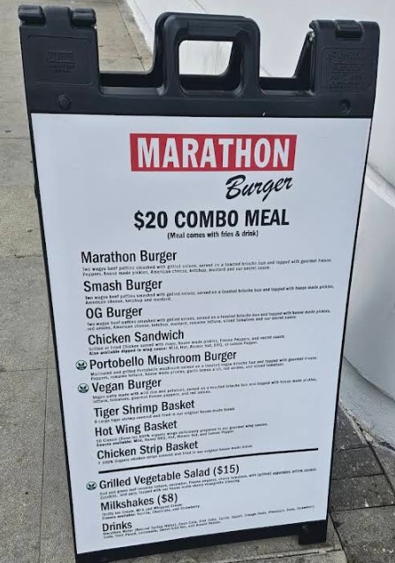 Marathon Burger Restaurant Menu – Fresh & Juicy Burgers on Melrose Ave ...